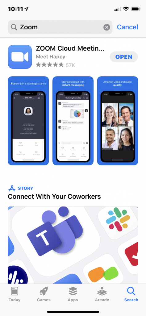 Setting up your smartphone for Zoom – Rush Emergency Medicine